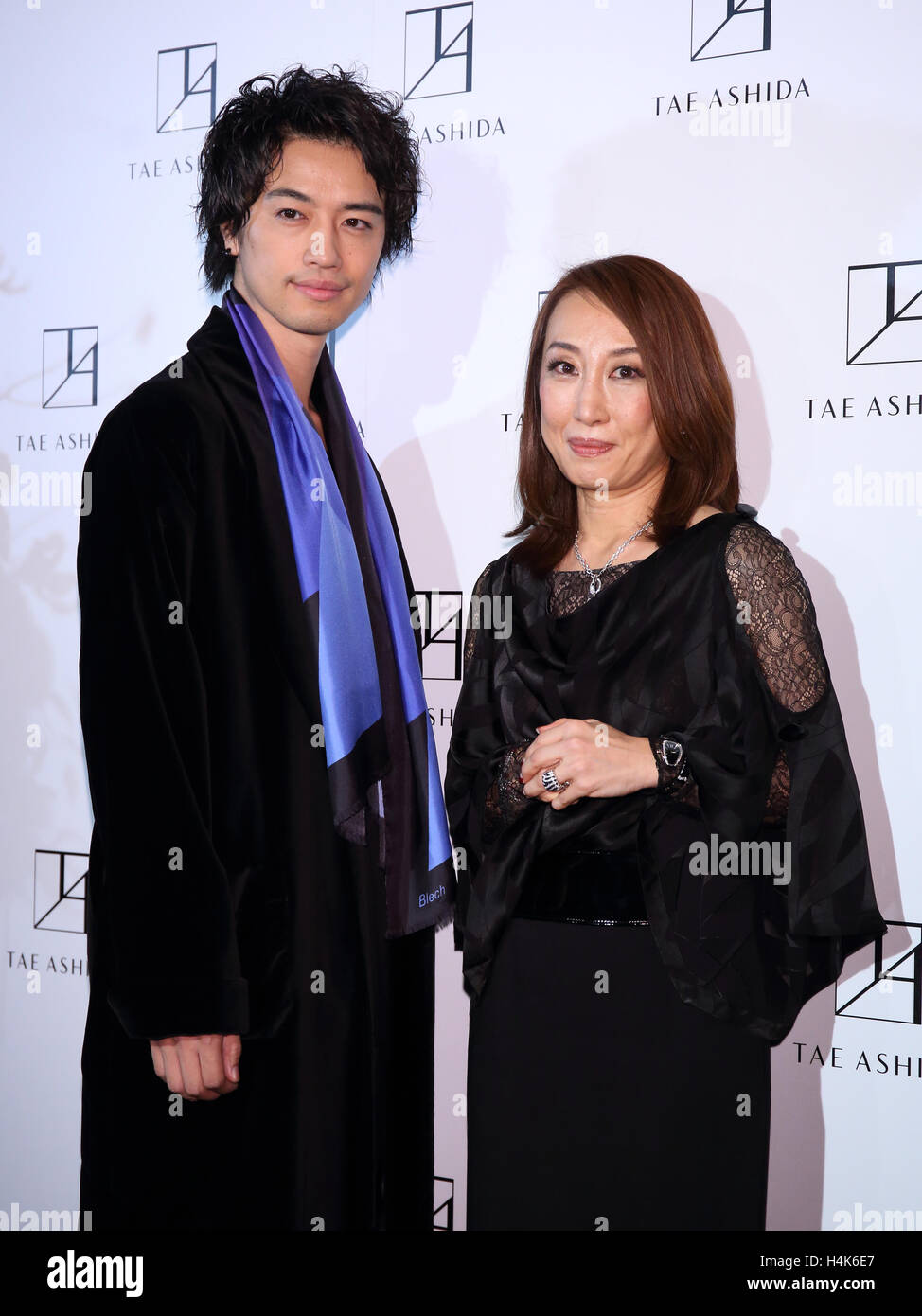 Tokyo, Japan. 17th October, 2016. Takumi Saito and designer Tae Ashida ...
