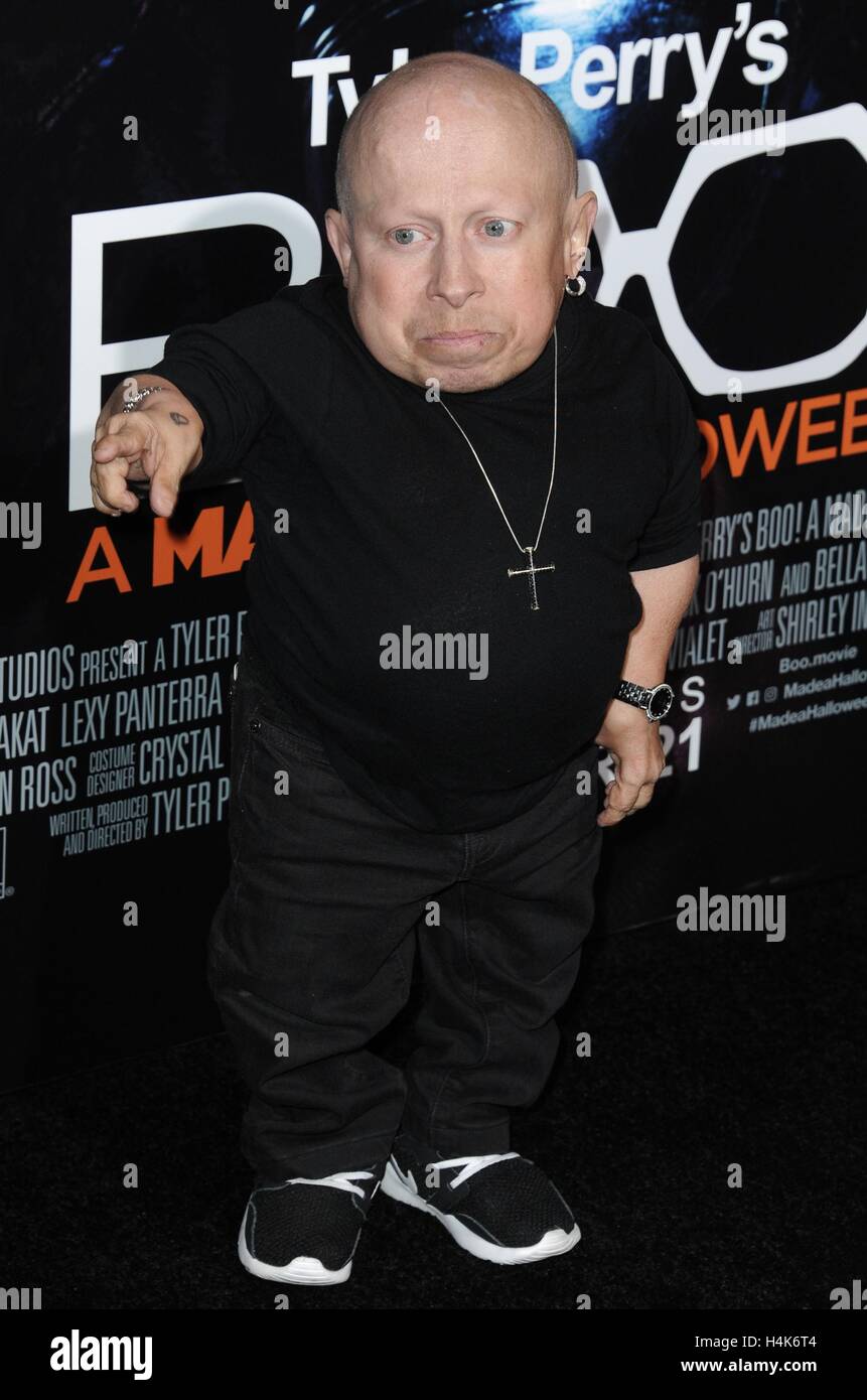 Los Angeles, CA, USA. 17th Oct, 2016. Verne Troyer at arrivals for ...