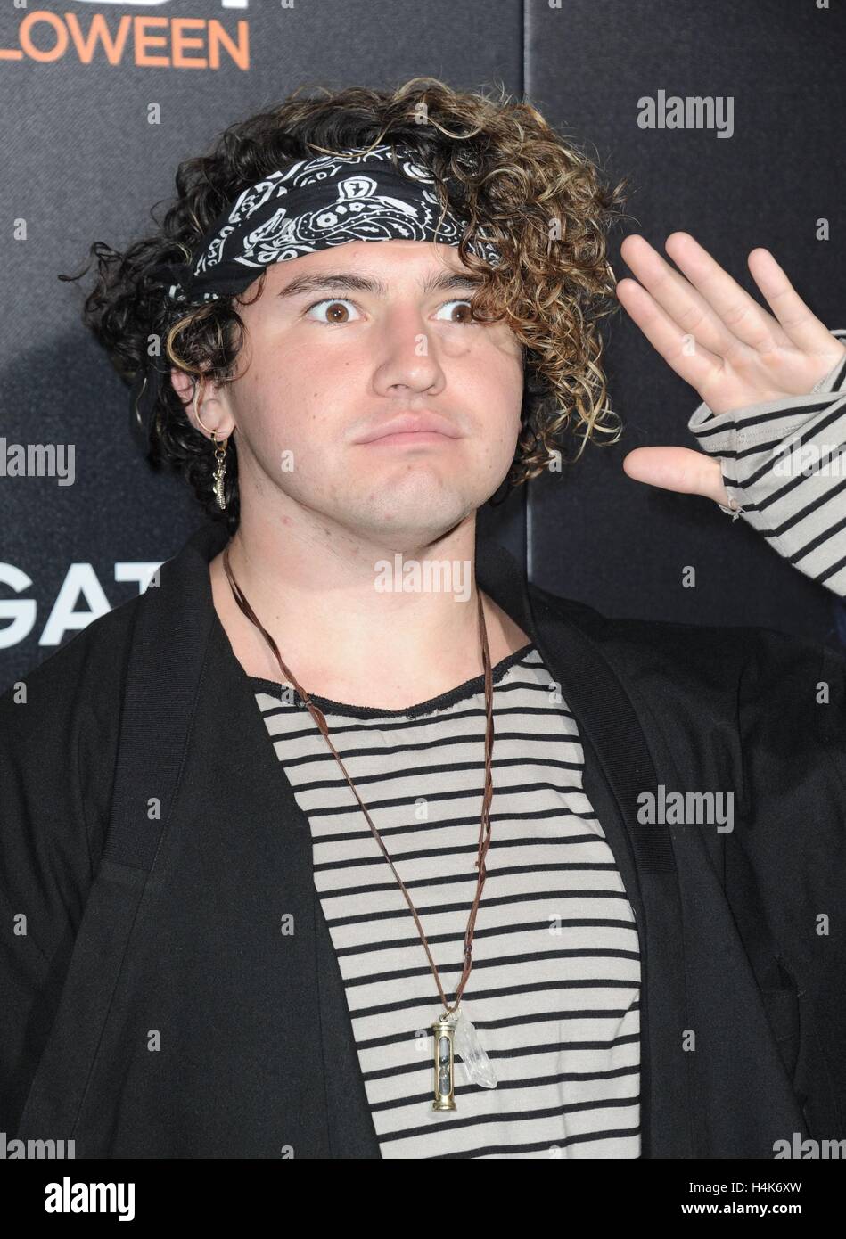 Los Angeles, CA, USA. 17th Oct, 2016. J.C. Caylen at arrivals for TYLER ...