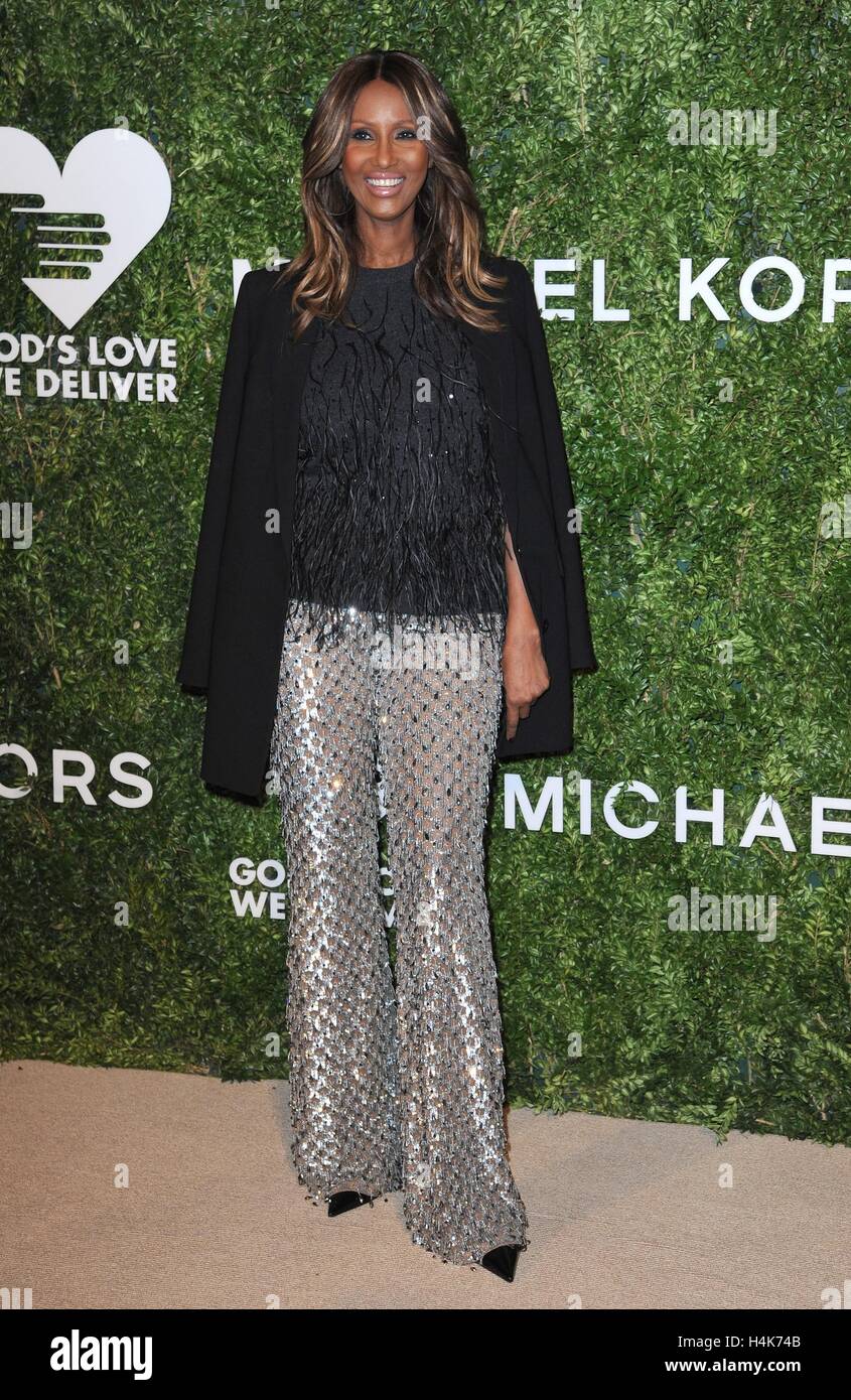 New York, NY, USA. 17th Oct, 2016. Iman at arrivals for The Golden ...