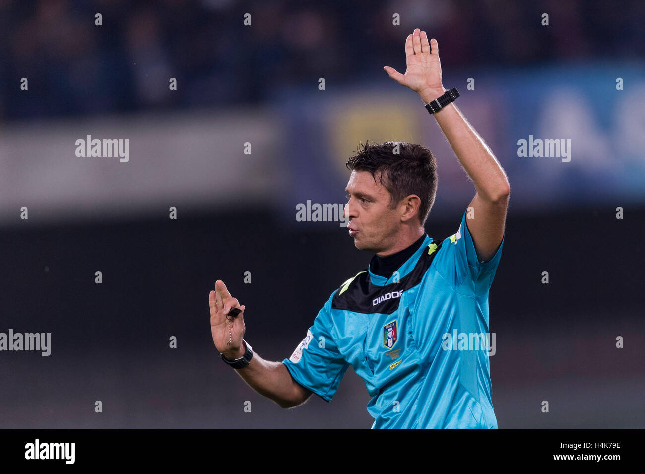 Italian referee gianluca rocchi of serie hi-res stock photography and ...