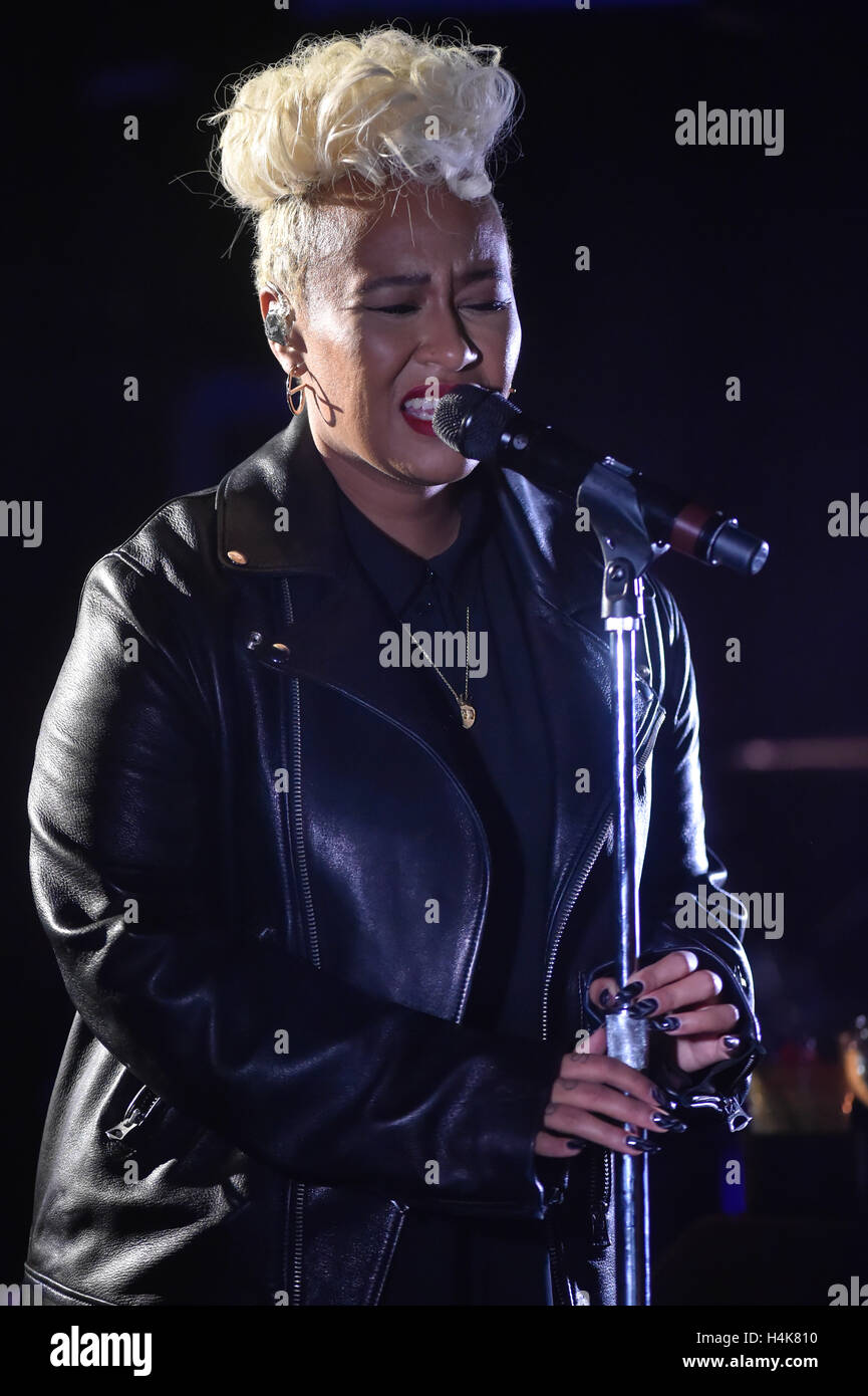 Berlin, Germany. 17th Oct, 2016. Emeli Sande performing at Lido in ...
