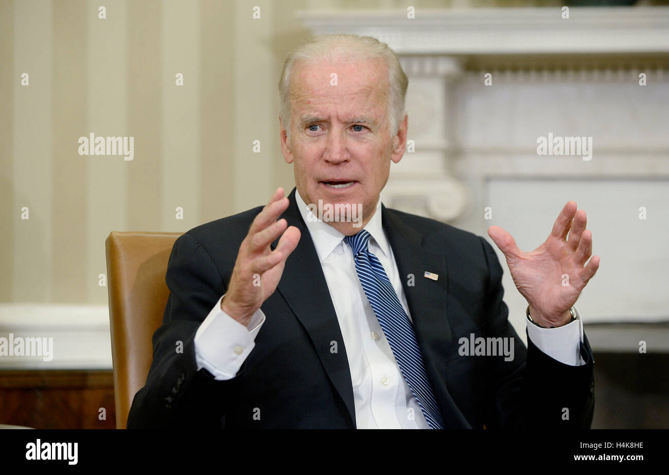 Washington, DC. 17th Oct, 2016. United States Vice President Joe Biden ...
