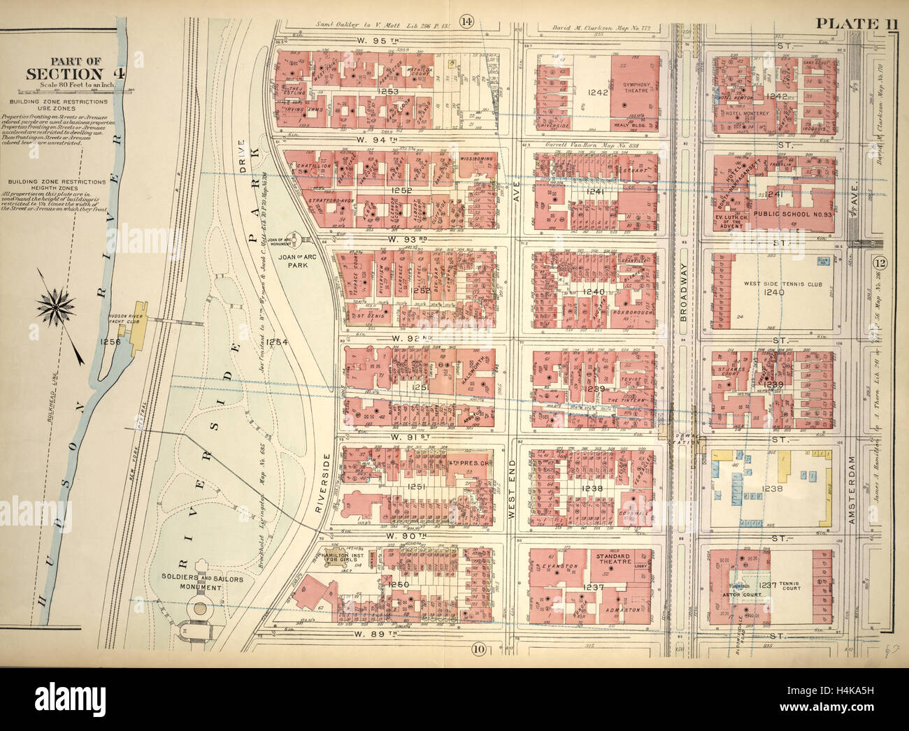 W 95th street and riverside drive hi-res stock photography and images ...
