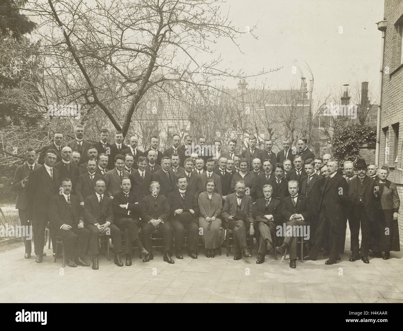 Group portrait, Nederlandsch fotopersbureau, 1900 - 1930 Stock Photo ...