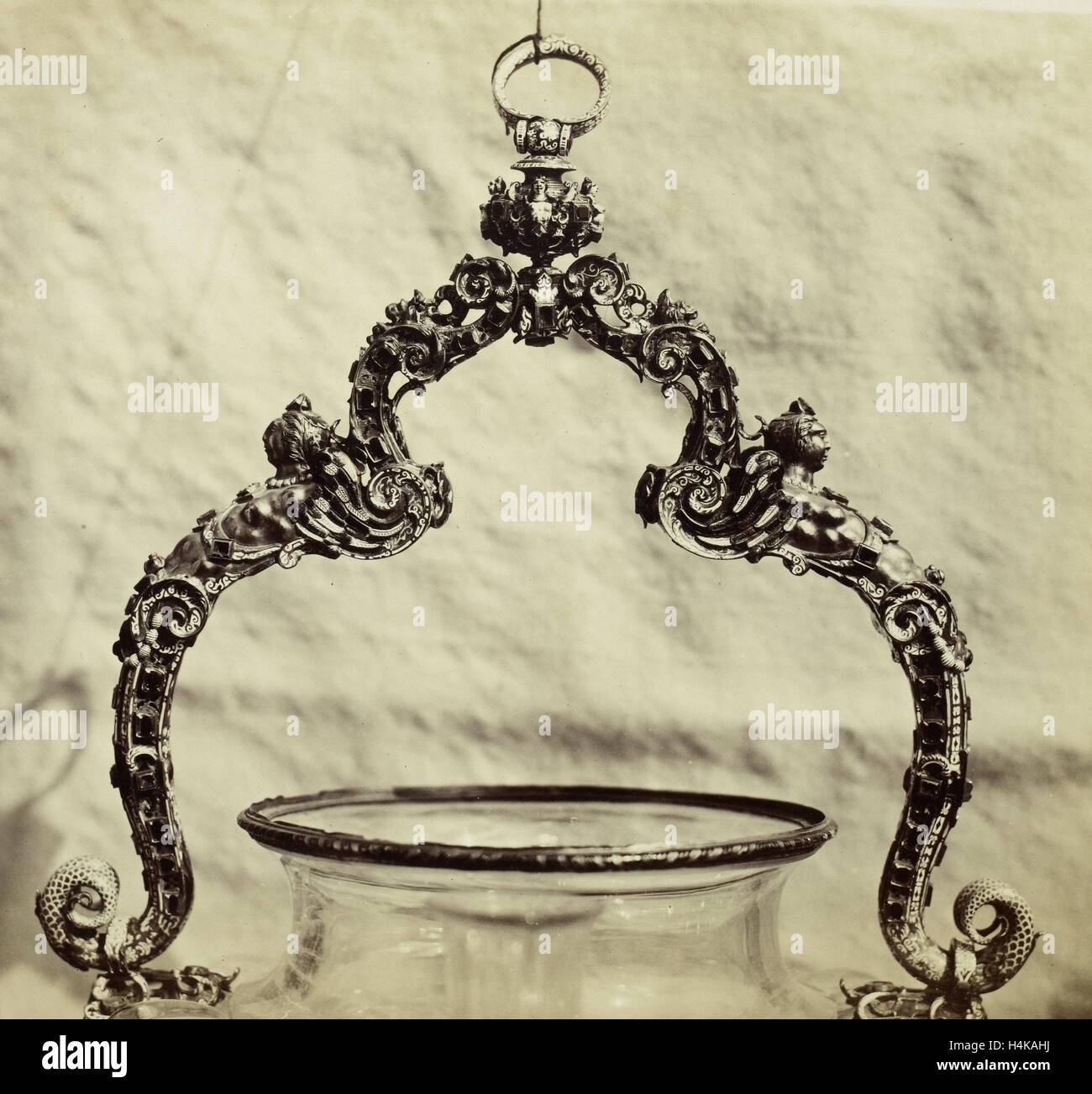 Metal handle crystal barrel, Charles Thurston Thompson, c. 1866 - c ...