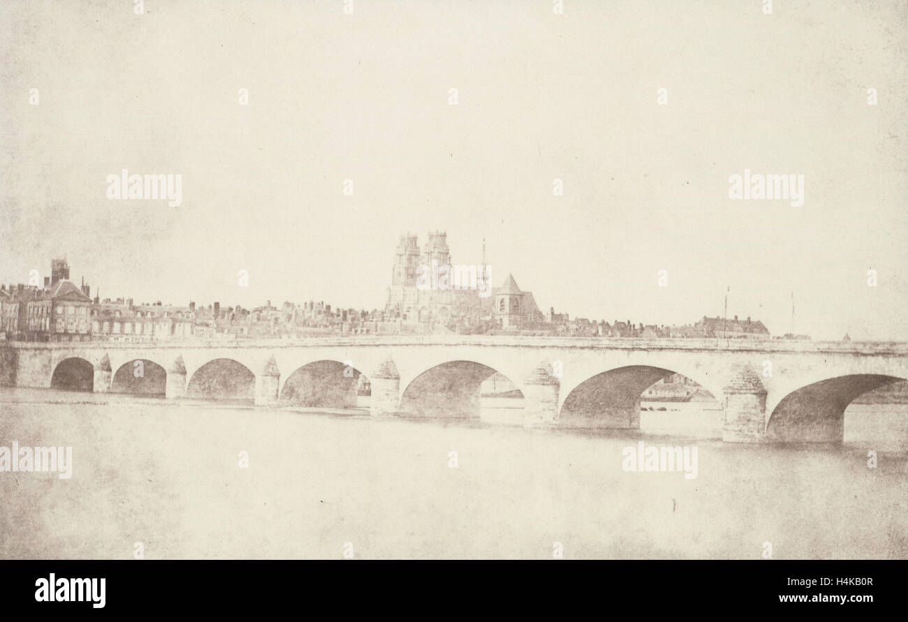The bridge at Orléans France, attributed to William Henry Fox Talbot ...
