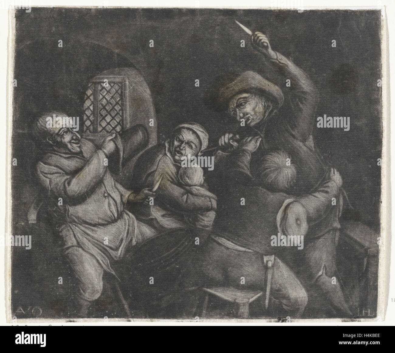 Old men fighting hi-res stock photography and images - Alamy