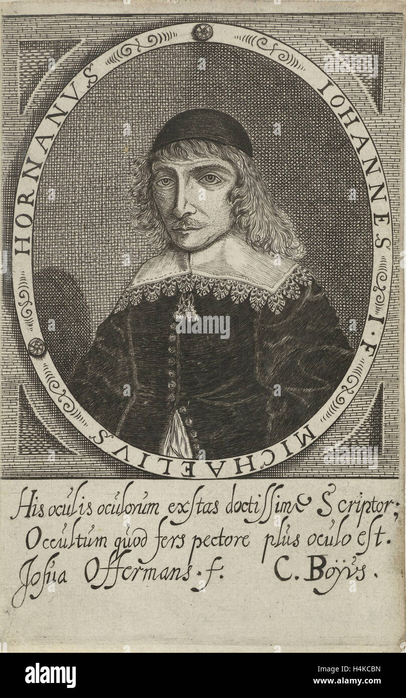 Portrait of Johannes Michaelius, Joshua Offermans, Cornelis Boey, c ...