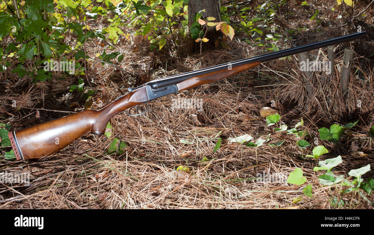Double barrel shotgun hi-res stock photography and images - Alamy
