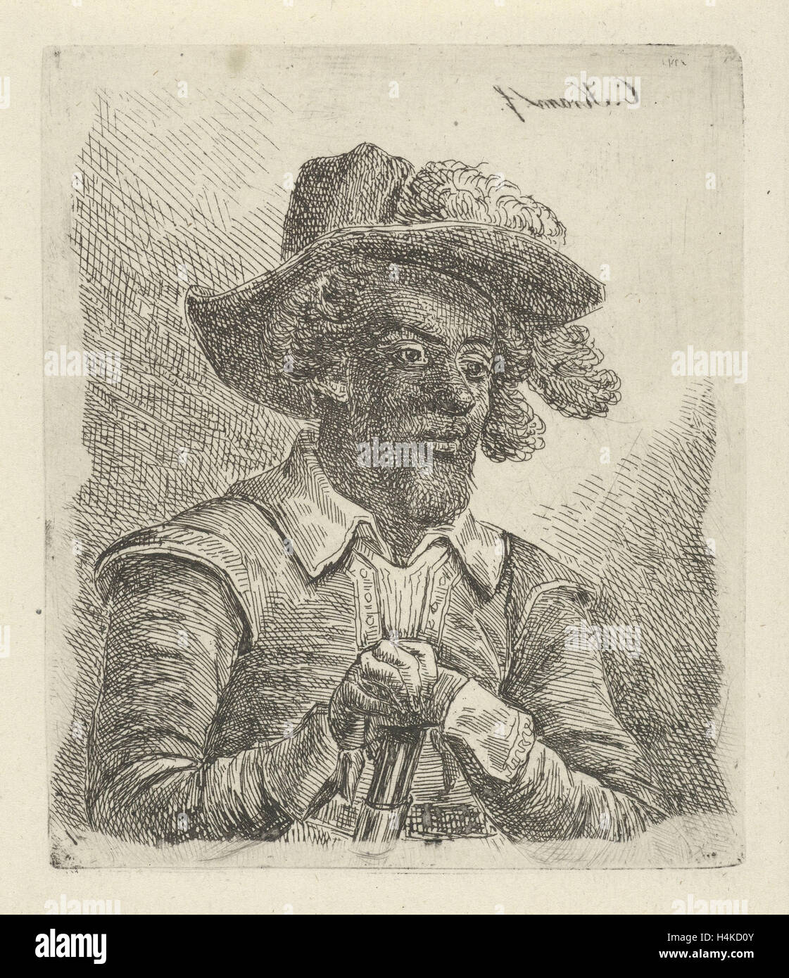 Warrior, Christiaan Kramm, 1807 - 1875 Stock Photo - Alamy