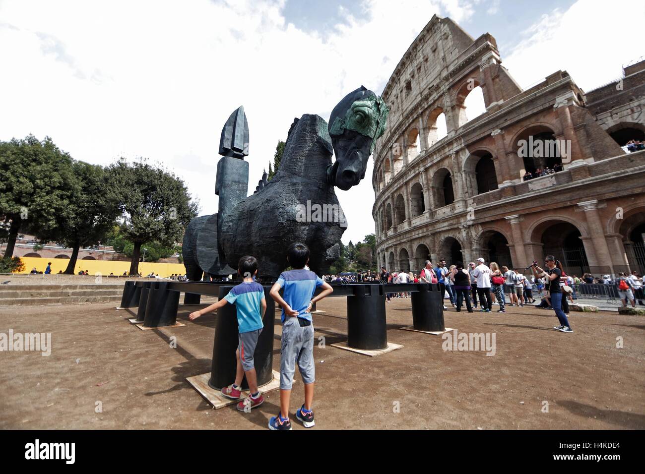 'Lapidarium - Waiting for the Barbarians' by Mexican artist Gustavo ...