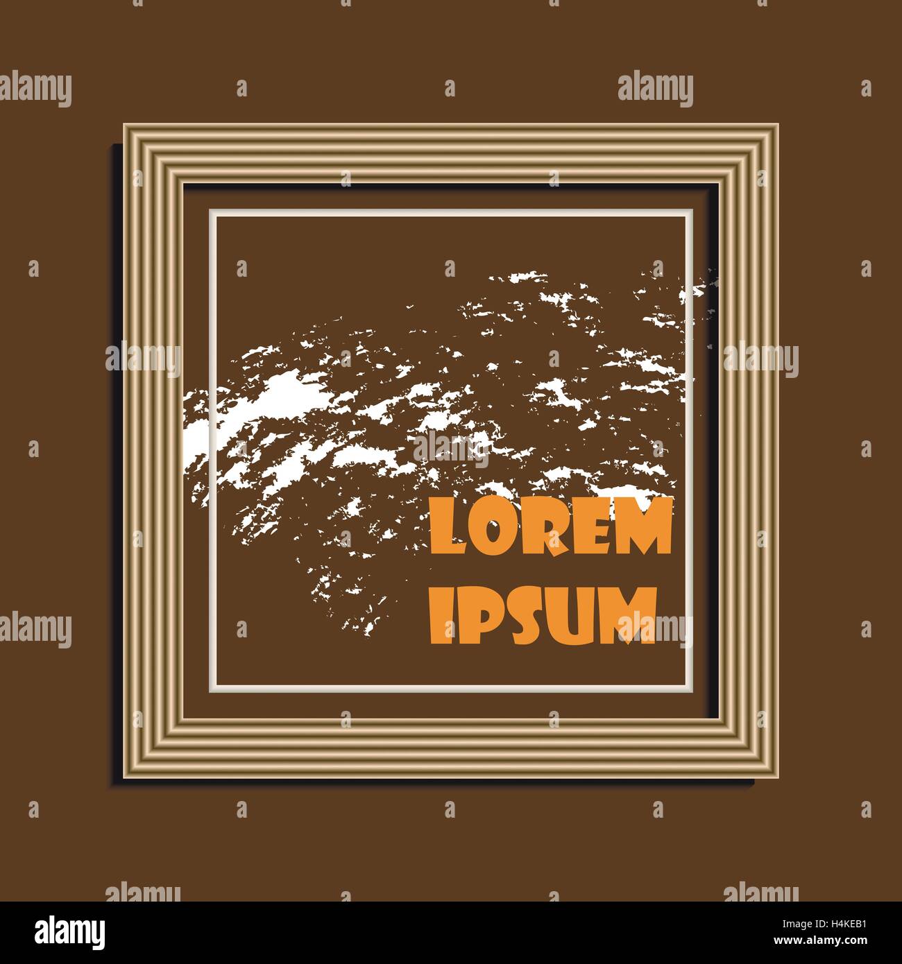 Wooden frame design Stock Vector Image & Art - Alamy