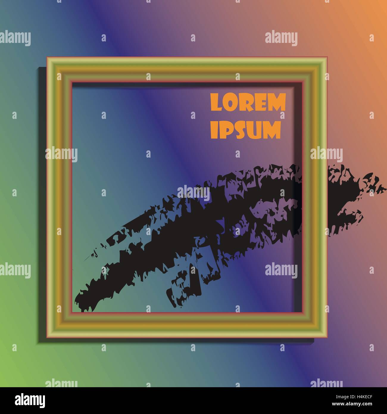 Wooden frame design Stock Vector Image & Art - Alamy