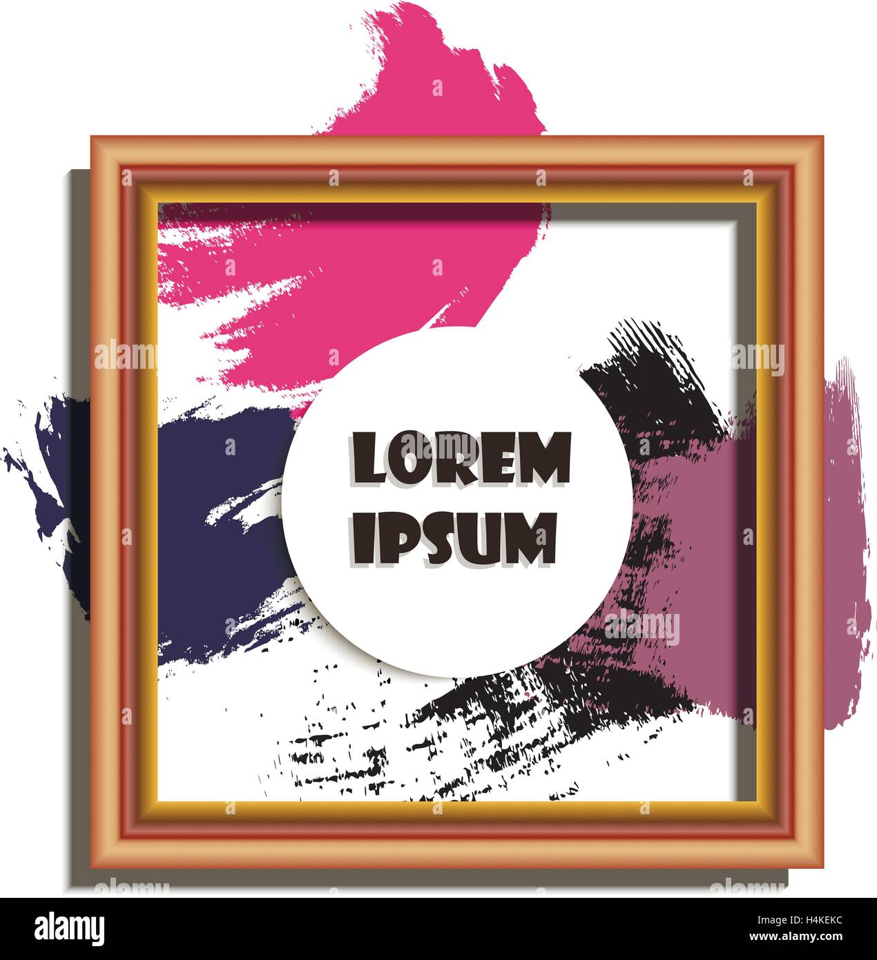 Wooden frame design Stock Vector Image & Art - Alamy