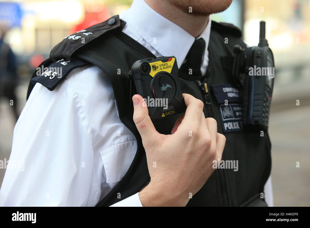 Body worn camera police uk station hi-res stock photography and images ...