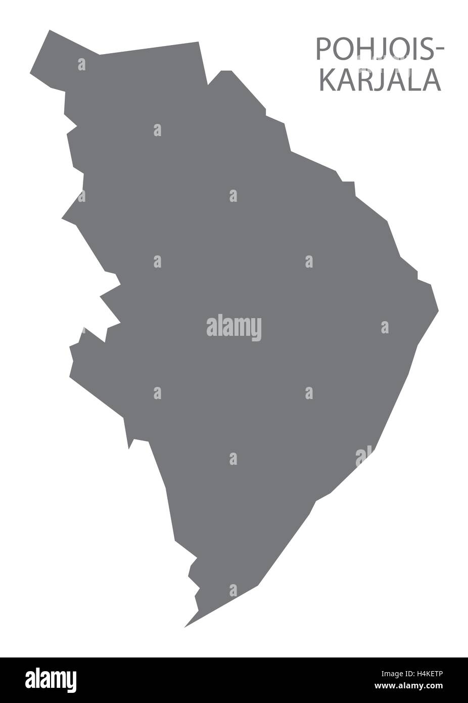 Pohjois karjala map finland hi-res stock photography and images - Alamy