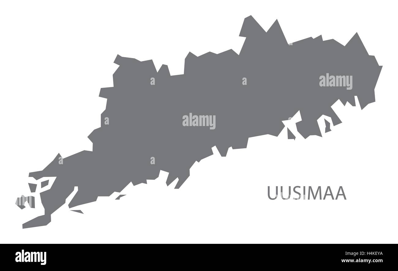 Uusimaa map Stock Vector Images - Alamy
