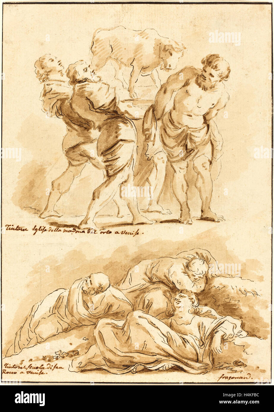 Jean Claude Richard de Saint-Non after Jean-Honoré Fragonard after ...