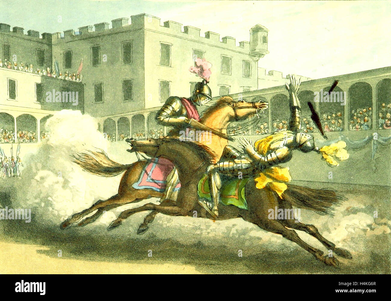 The Tournament, or, Days of Chivalry Stock Photo - Alamy