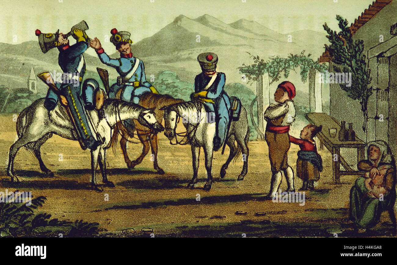 Portuguese Dragoons, Sketches of Portuguese life, manners, costume and ...