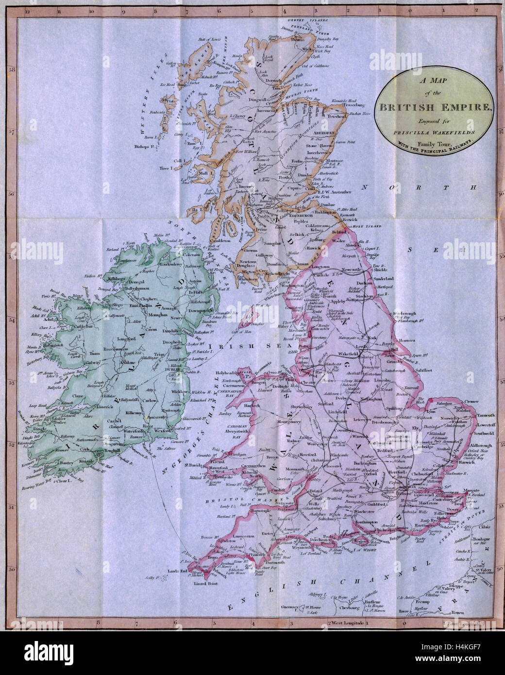 British empire map hi-res stock photography and images - Alamy
