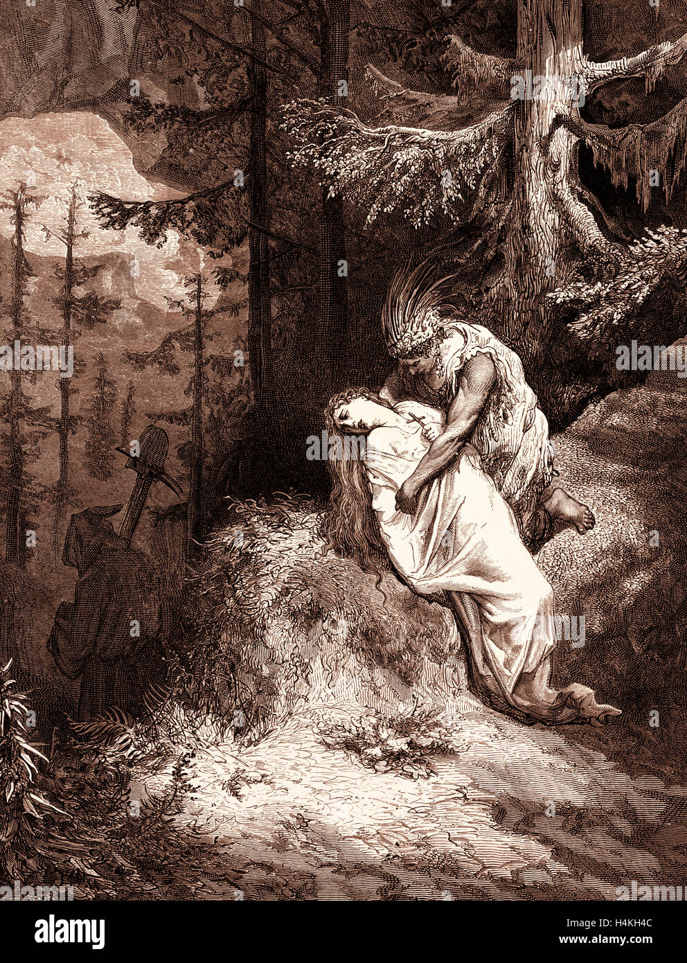 The burial of atala hi-res stock photography and images - Alamy