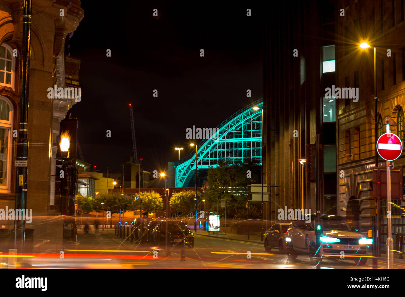 Manchester central night hi-res stock photography and images - Alamy