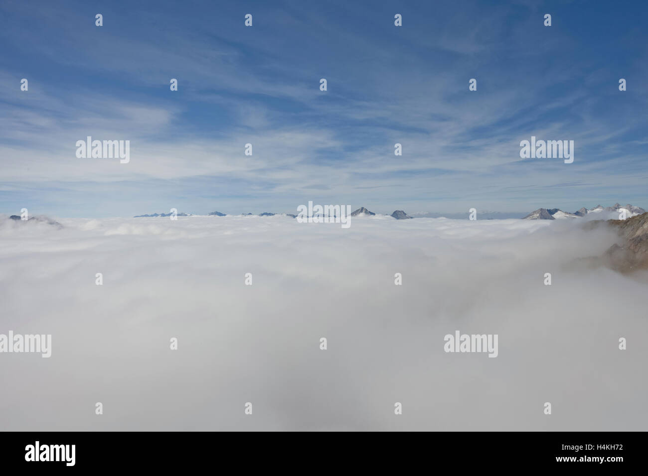 High mountain scenes from the Zillertal Alps - Italy Stock Photo - Alamy