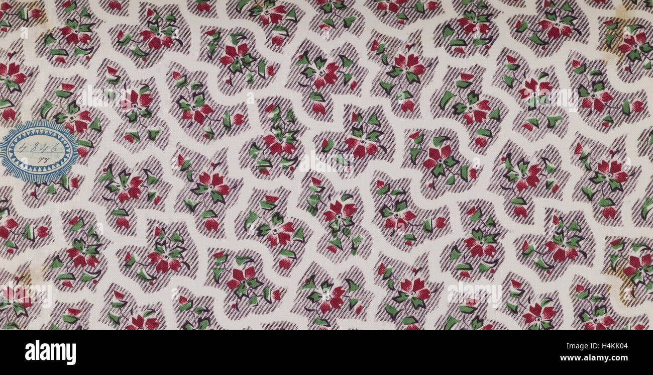 French Fabrics; First Half of the Nineteenth Century; 1800; 1810; 1820 ...