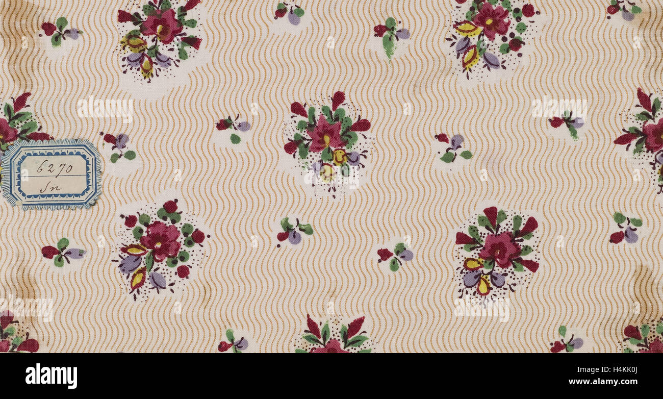 French Fabrics; First Half of the Nineteenth Century; 1800; 1810; 1820 ...