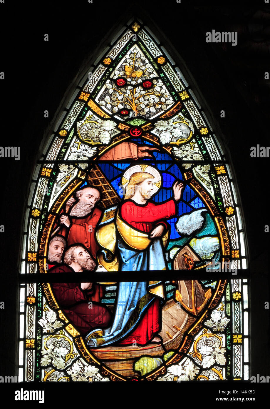 Jesus stilling the storm hi-res stock photography and images - Alamy