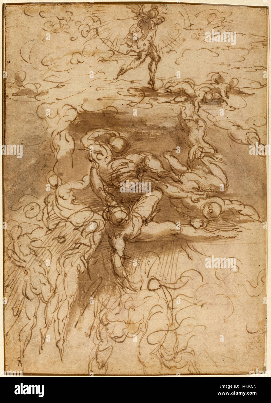 Parmigianino (Italian, 1503 - 1540), The Fall of the Rebel Angels ...