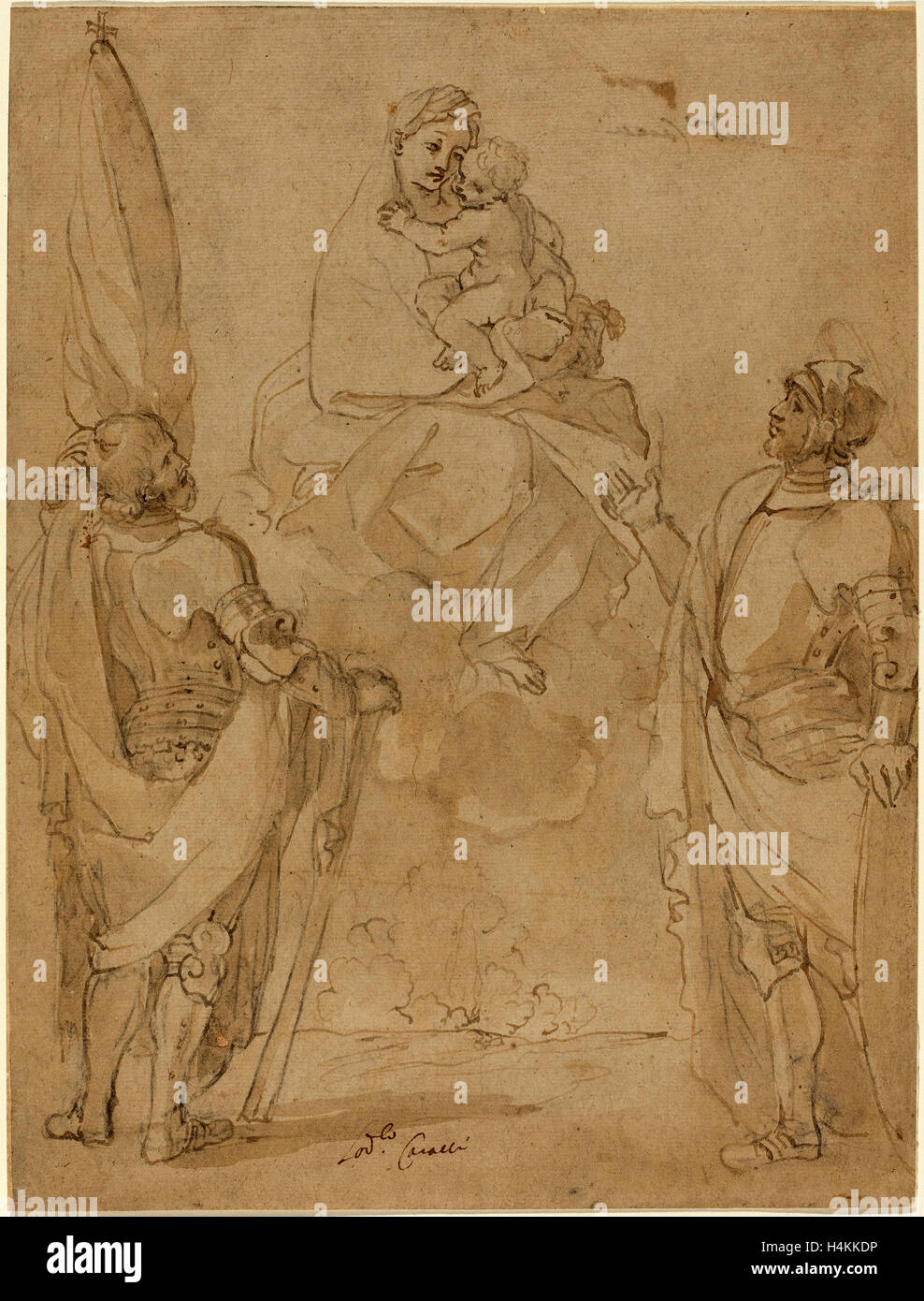 Lodovico Carracci (Italian, 1555 - 1619), The Virgin and Child ...