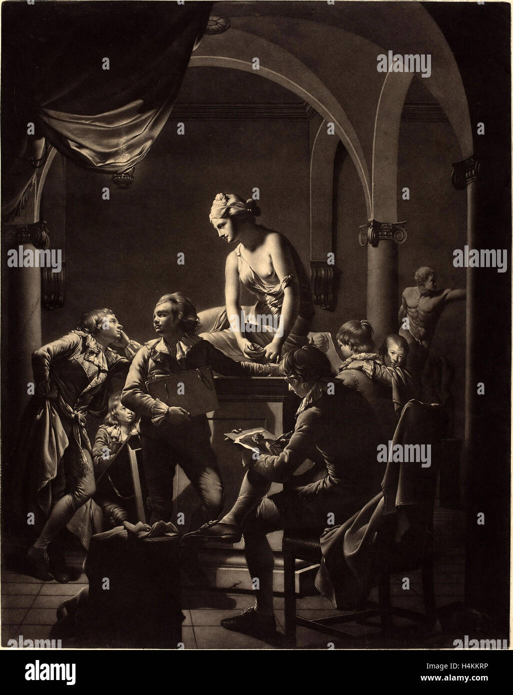 William Pether after Joseph Wright (British, probably 1731 - 1821), An ...