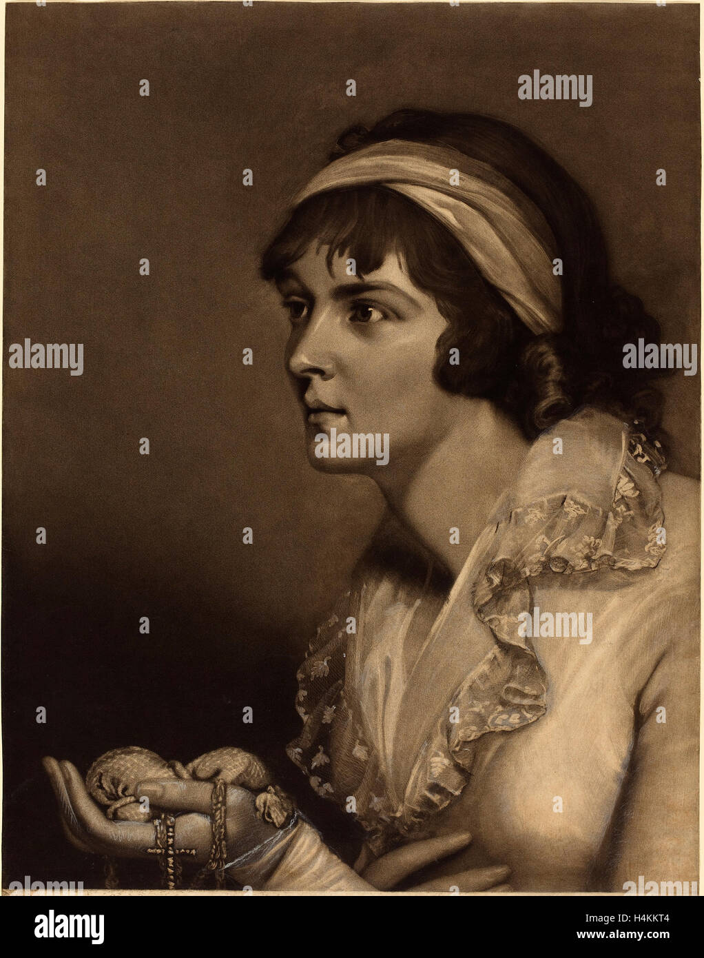 John Raphael Smith (British, 1752 - 1812), Amanthis, 1797, mezzotint ...