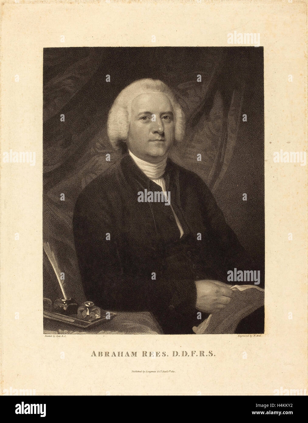 William Holl I after John Opie (British, 1771 - 1838), Abraham Rees ...