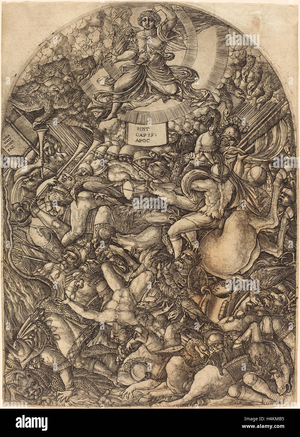 Jean Duvet (French, 1485 - c. 1570), The Angel in the Sun Calling the ...