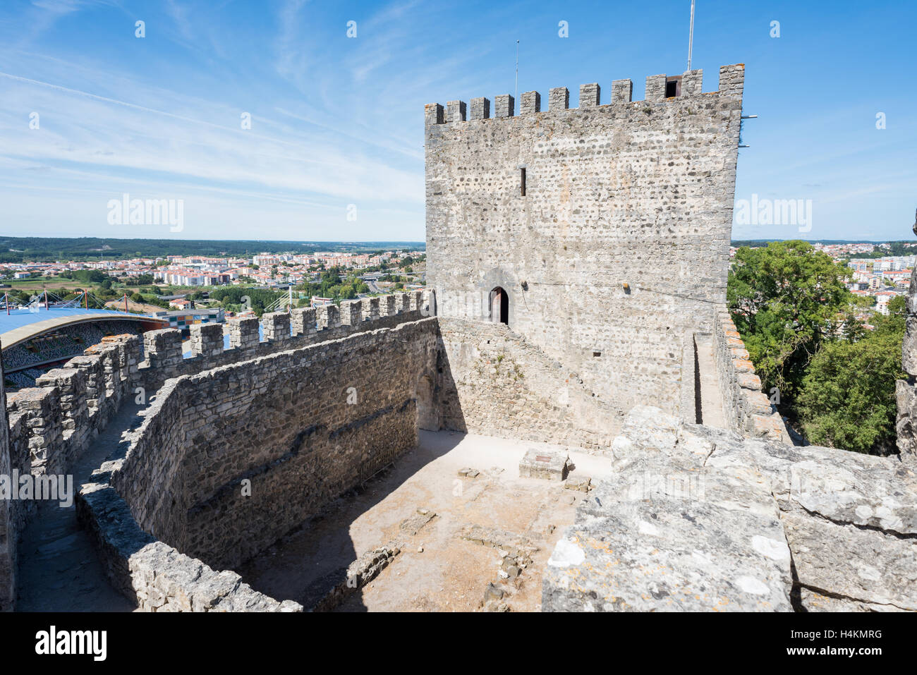 Leiria Castle - Portugal Stock Photo - Alamy