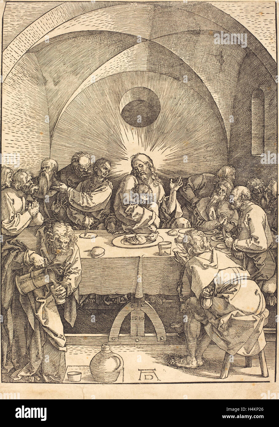 Albrecht Dürer (German, 1471 - 1528), The Last Supper, 1510, woodcut ...