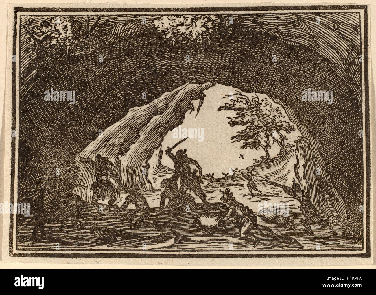 Edouard Eckman after Jacques Callot (Flemish, born c. 1600), Soldiers ...