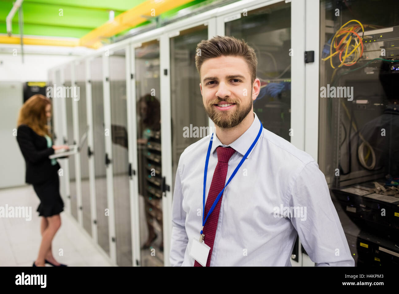 Technician server room hi-res stock photography and images - Alamy