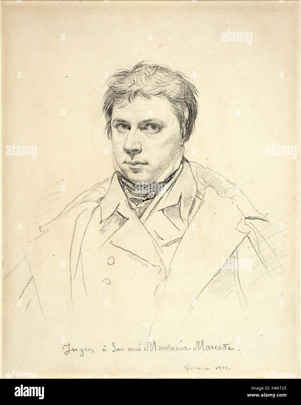 Jean-Auguste-Dominique Ingres, French (1780-1867), Self-Portrait, 1822 ...