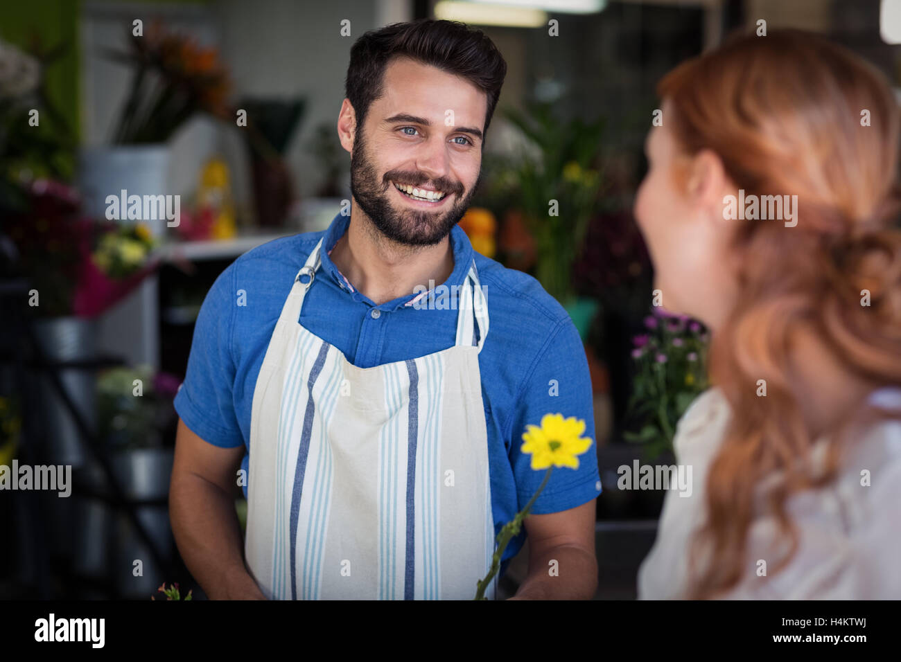 Couple smiling and standing Stock Photo - Alamy