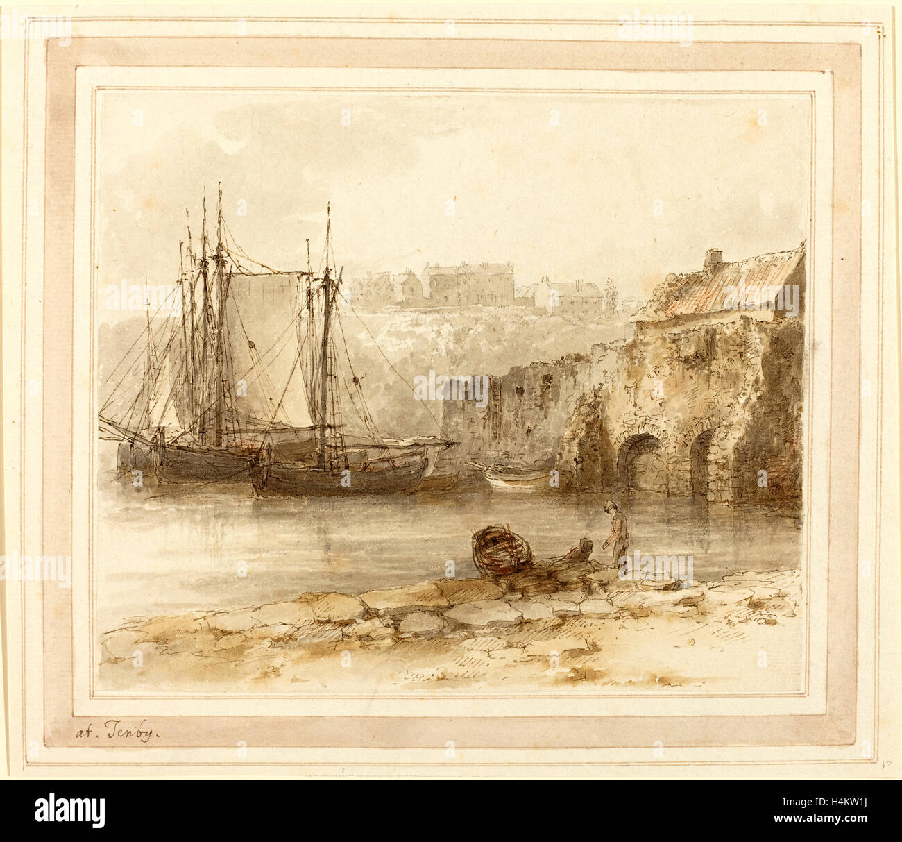 Heneage Finch 4th Earl of Aylesford, British (1751-1812), At Tenby ...