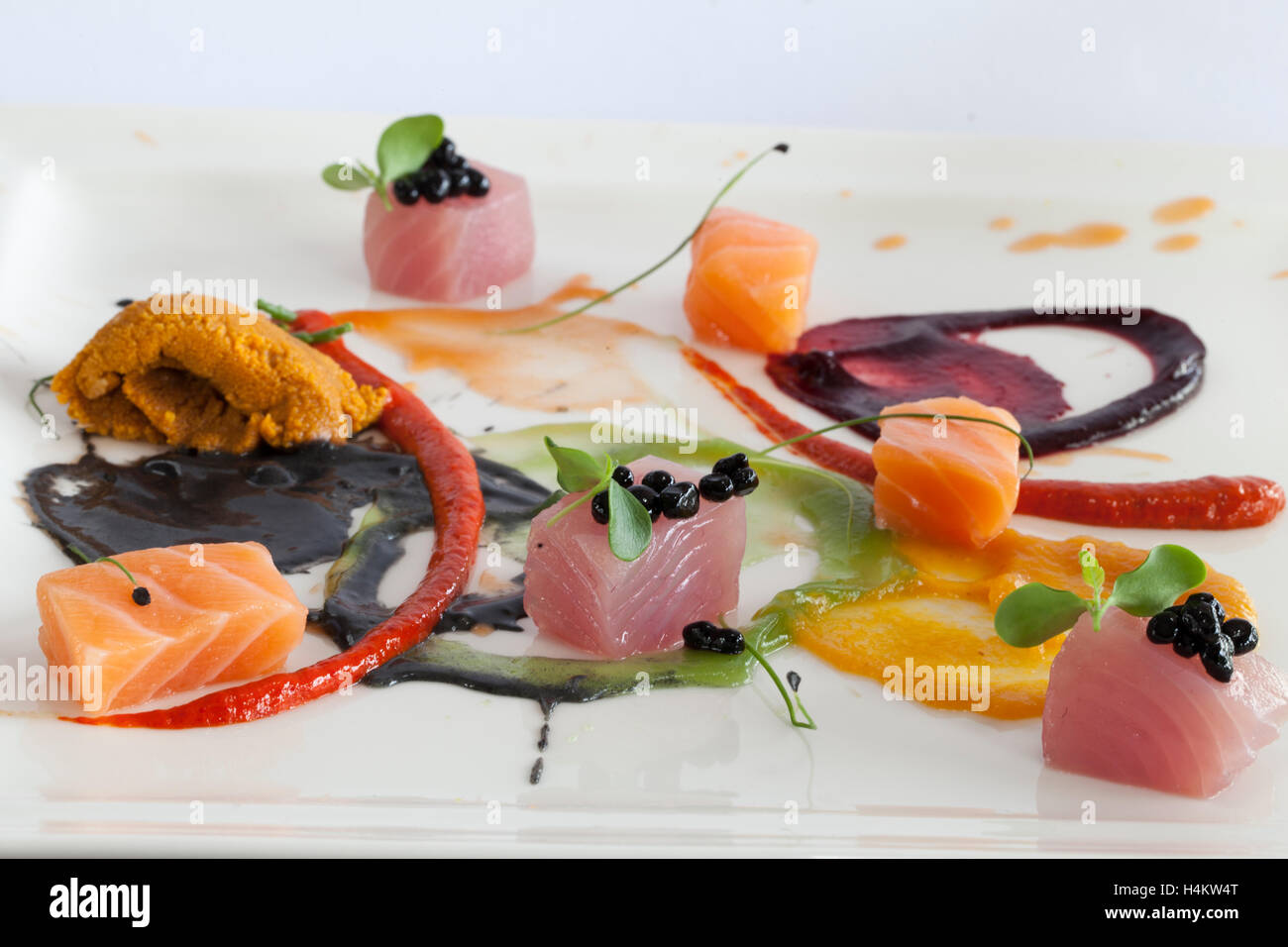 Sashimi, Raw Fish, Fine Dining, Healthy food Stock Photo - Alamy