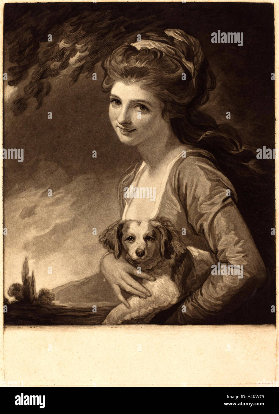 John Raphael Smith after George Romney, British (1752-1812), Lady ...