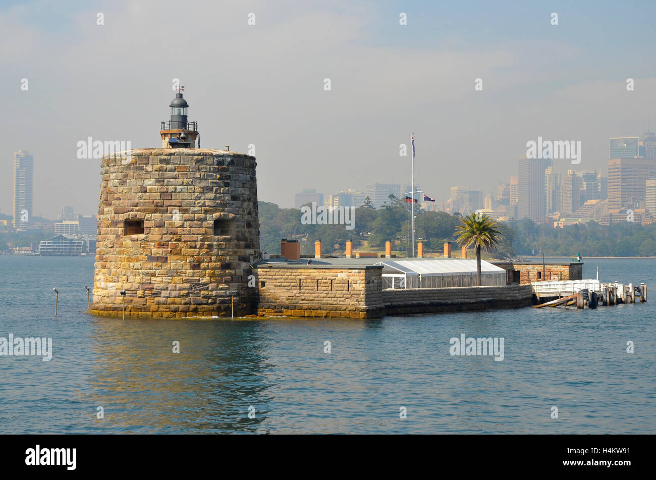 Fort Denison a former penal site and defensive facility occupying a ...