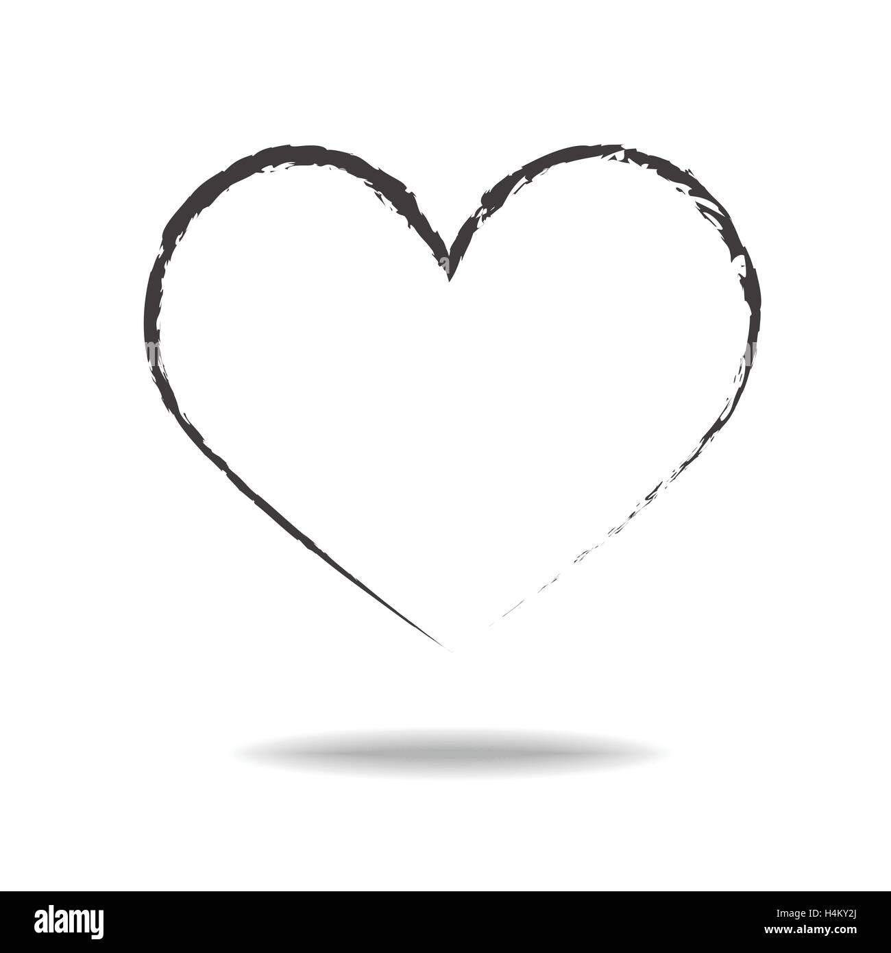 Heart Icon Vector Stock Vector Image & Art - Alamy