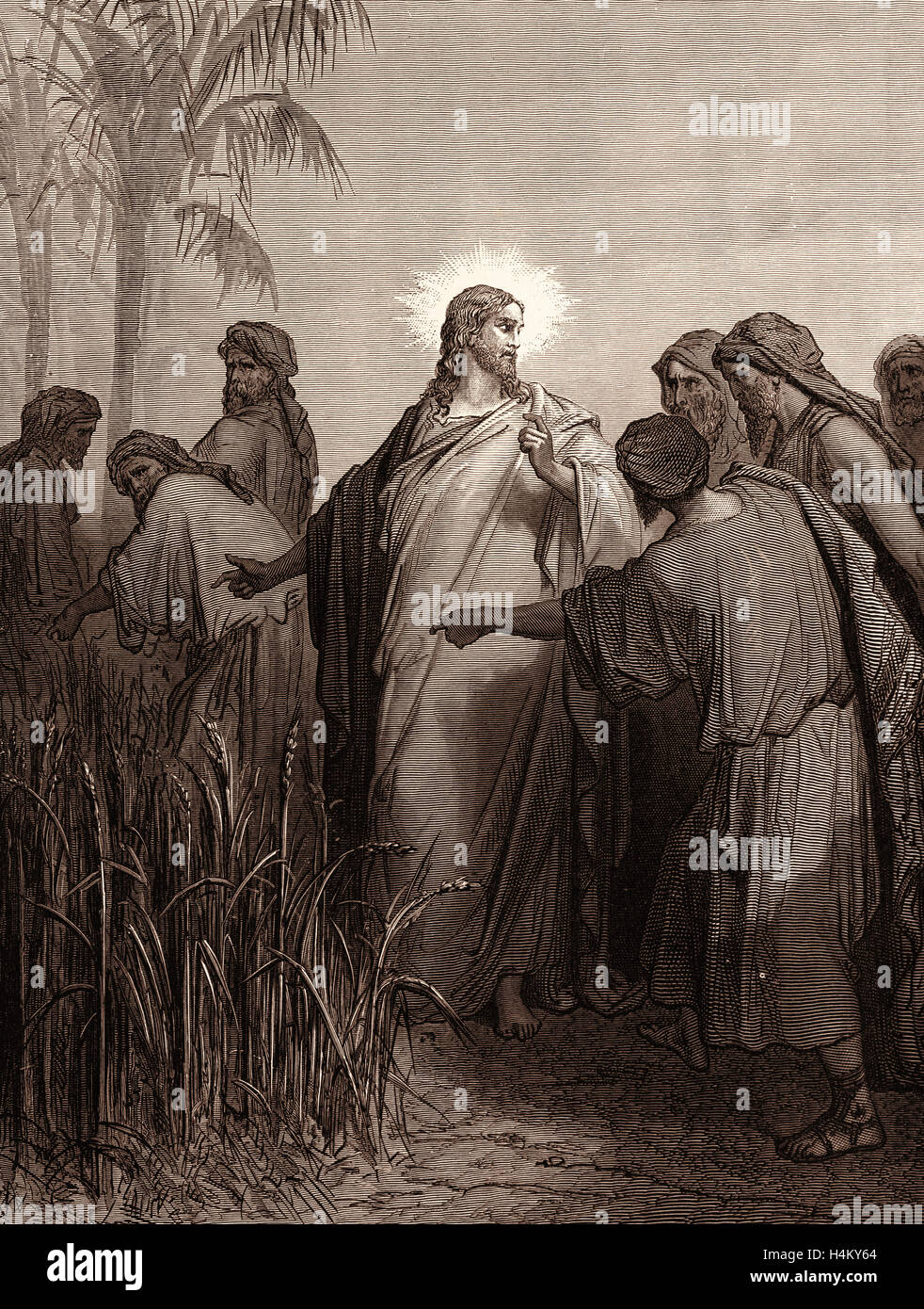 Jesus and His Disciples in the Corn Field, by Gustave Doré, 1832 - 1883 ...